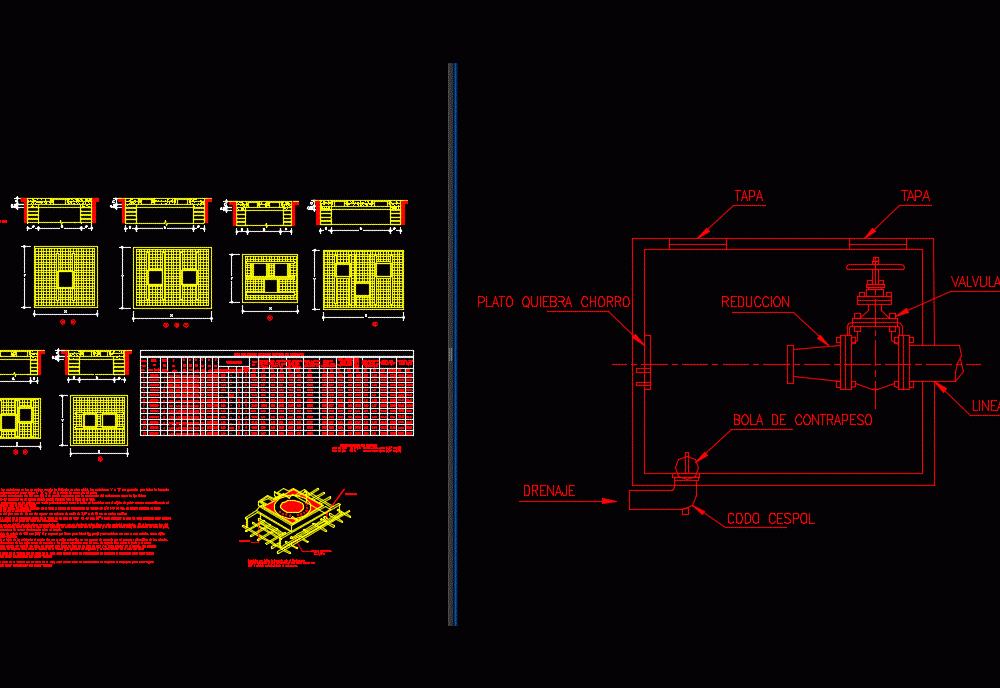 Type Valve Boxes DWG Block for AutoCAD • Designs CAD