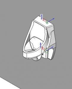 Urinal 3D DWG Model for AutoCAD • Designs CAD
