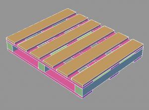 Wooden Pallet DWG Block for AutoCAD • Designs CAD