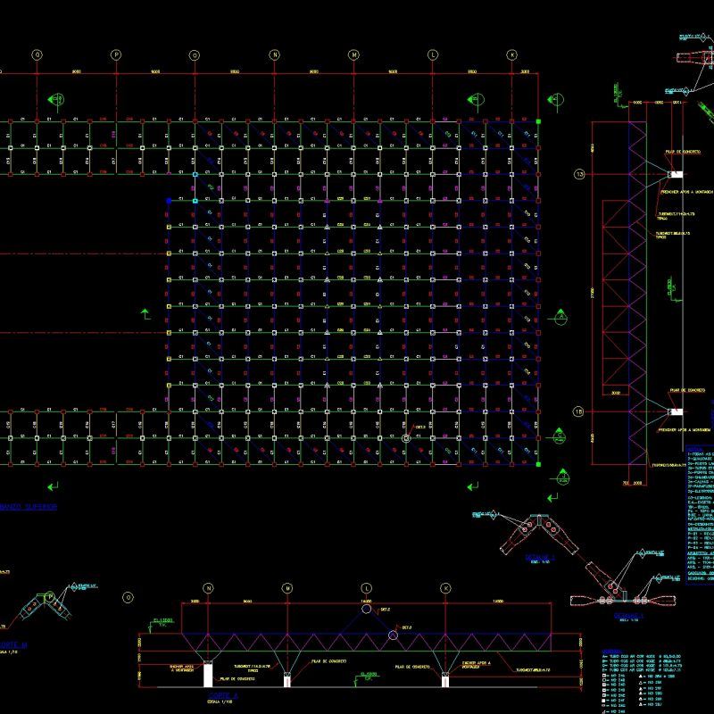 Space Structures DWG Detail for AutoCAD • Designs CAD