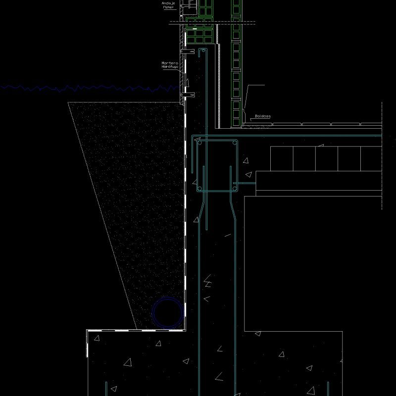 Spring Of Veneer In Brick Facade DWG Detail for AutoCAD • Designs CAD