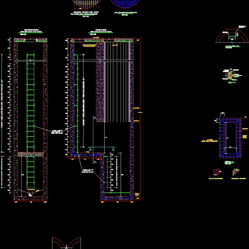 Mailboxes Major Drain At 8m DWG Block for AutoCAD • Designs CAD