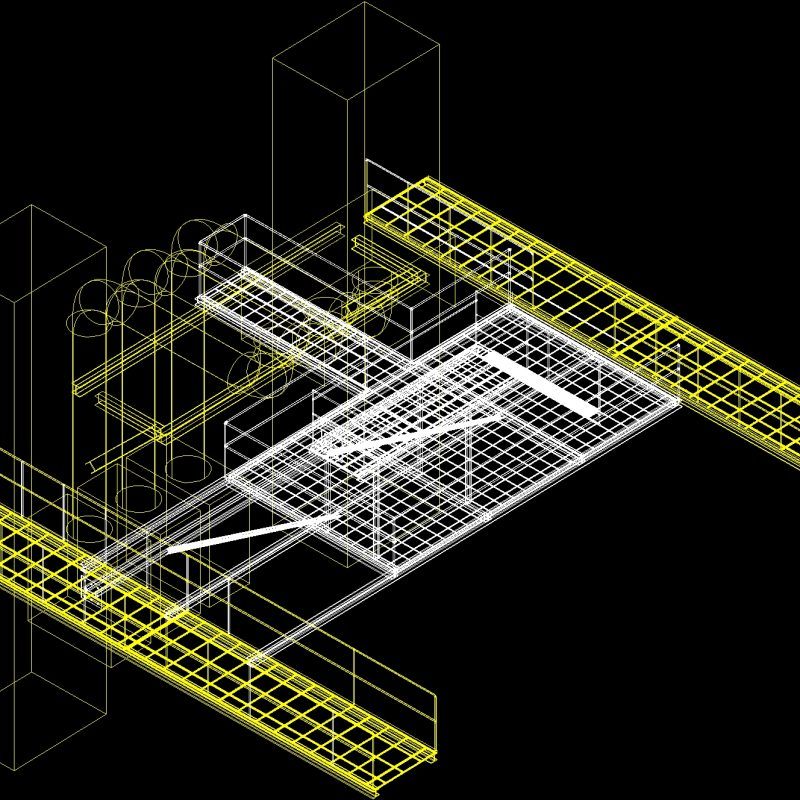 Access Platform DWG Block for AutoCAD | DesignsCAD