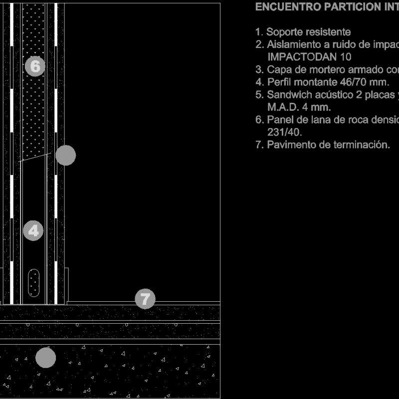 Acoustic Insulation Details DWG Detail for AutoCAD • Designs CAD