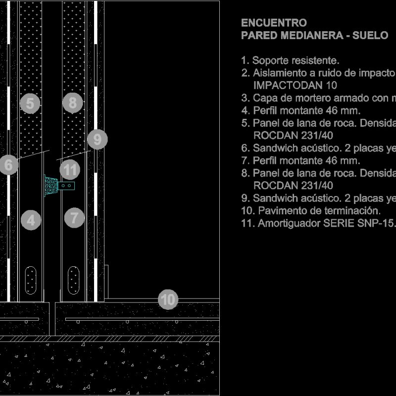 Acoustic Insulation Details DWG Detail for AutoCAD • Designs CAD