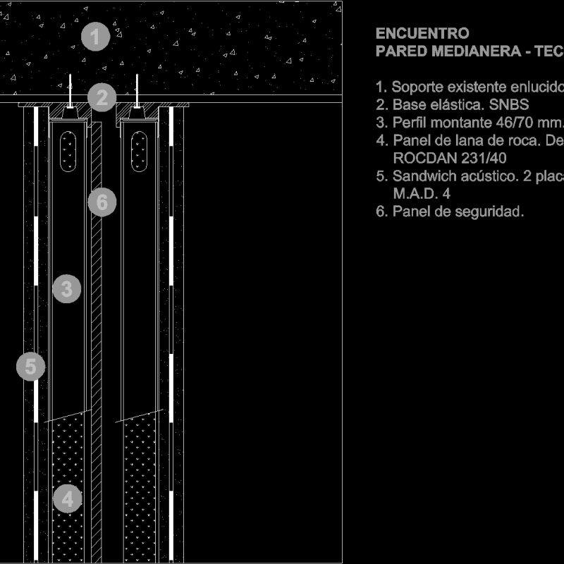 Acoustic Insulation Details DWG Detail for AutoCAD • Designs CAD