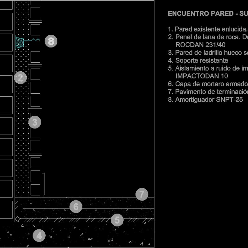 Acoustic Insulation Details DWG Detail for AutoCAD • Designs CAD