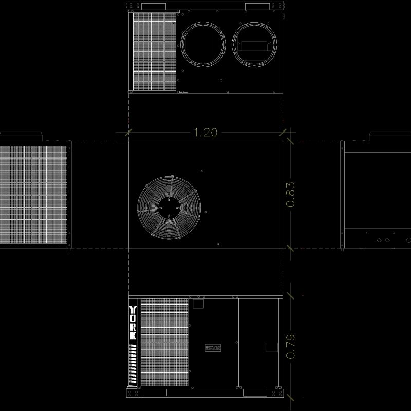 Air Conditioning – Views DWG Detail for AutoCAD • Designs CAD