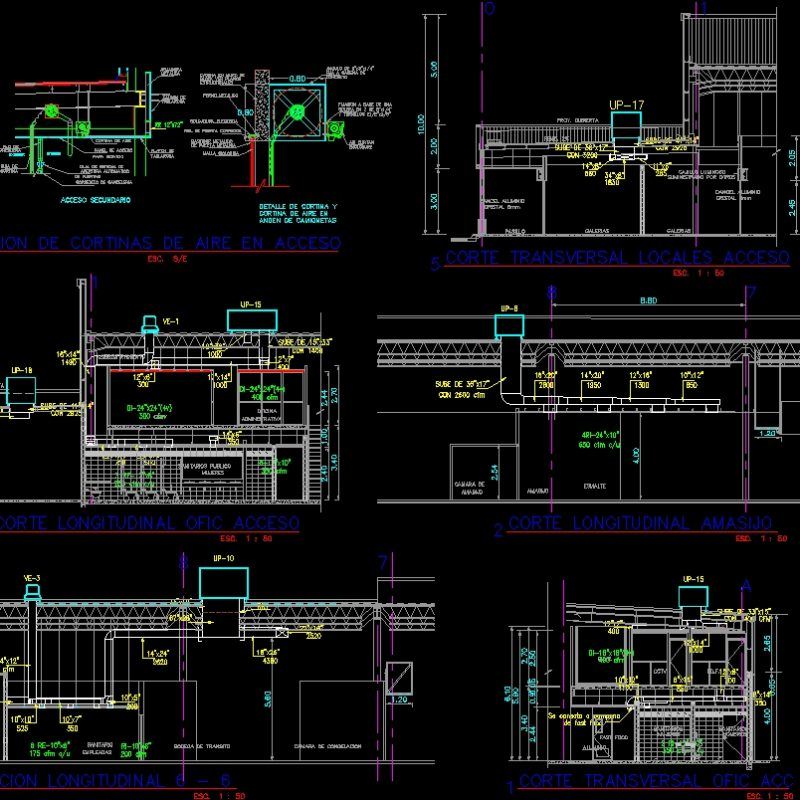 Air Conditioning Section Installations DWG Section for AutoCAD ...