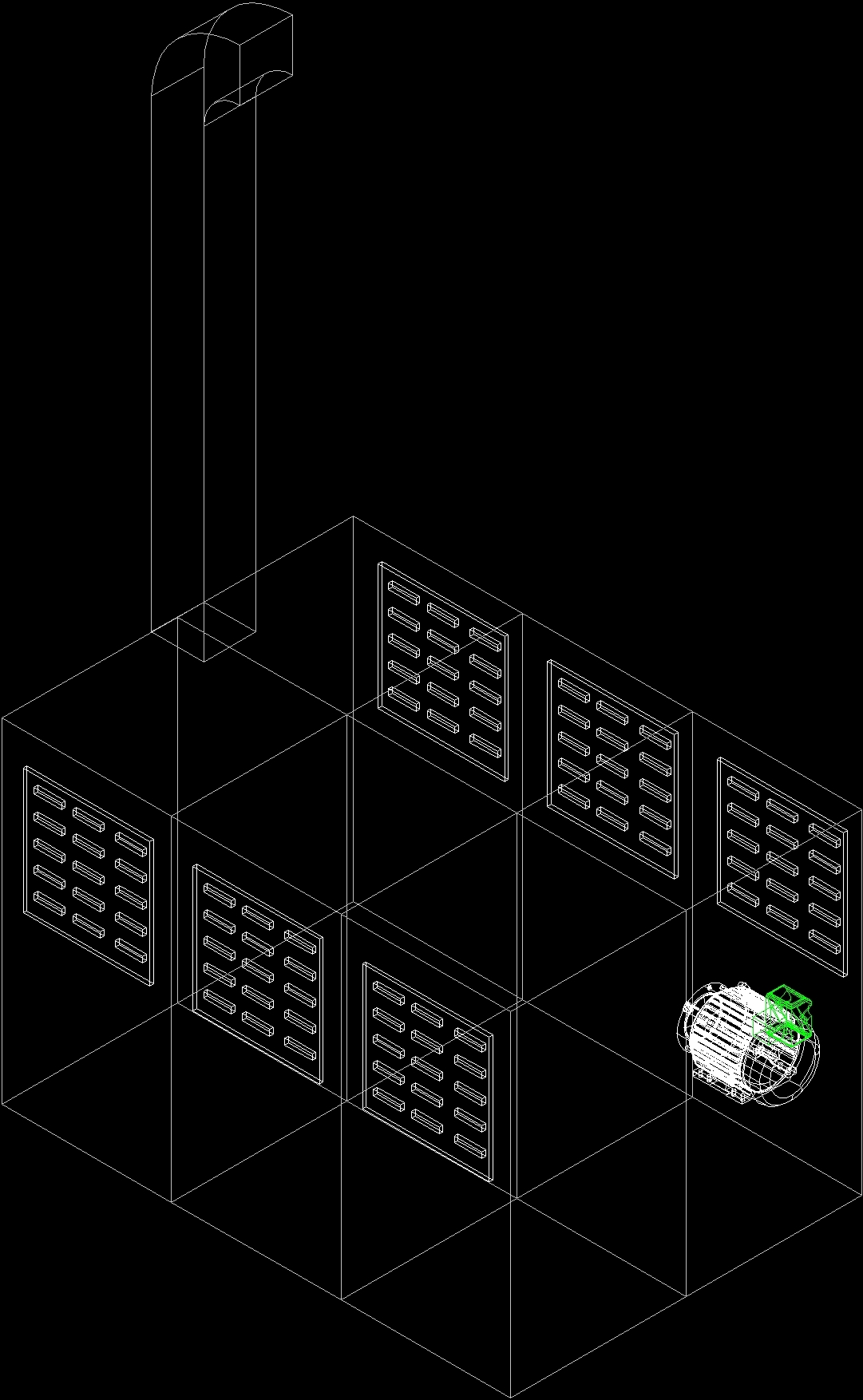 Air Extractor Unit 3D DWG Model for AutoCAD • Designs CAD