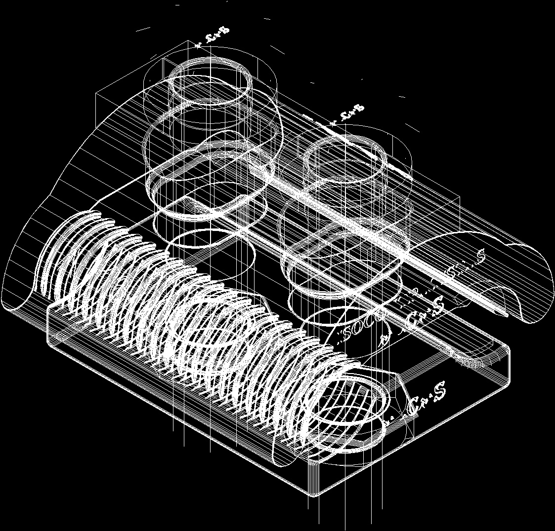 Alcu Two-Way Connector - 3D DWG Model for AutoCAD • Designs CAD