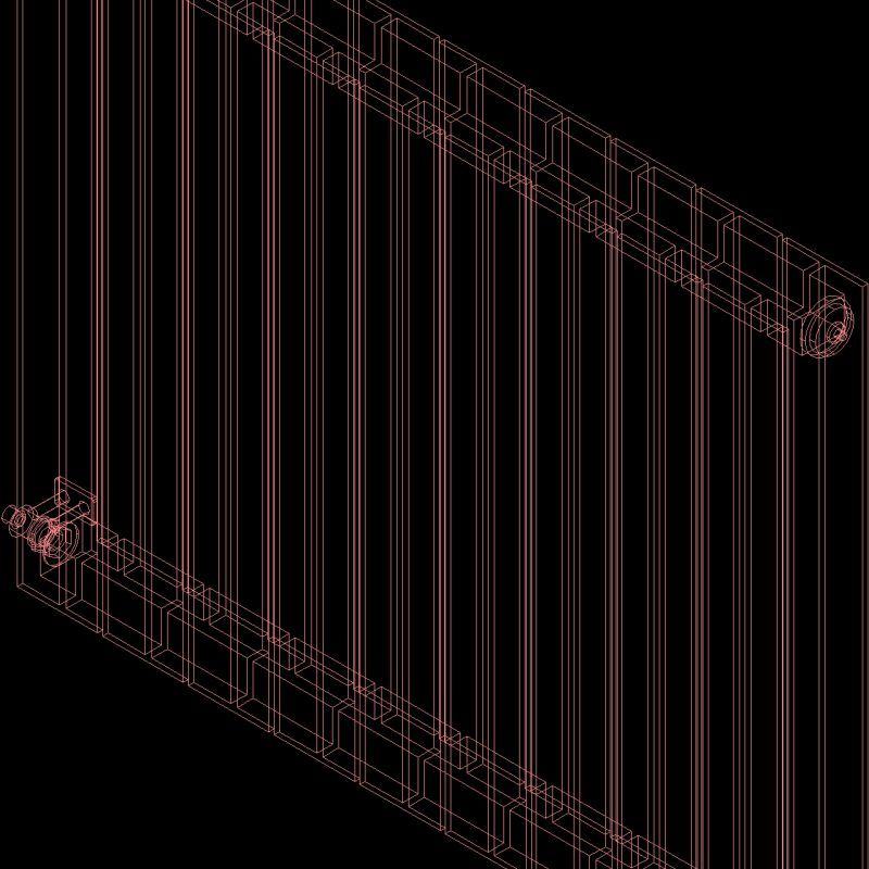 Aluminiun Radiator 3D DWG Model for AutoCAD • Designs CAD