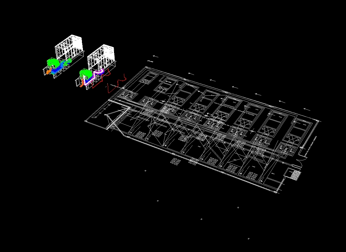 And Padmounted Generator 2000kva 3D DWG Model for AutoCAD • Designs CAD