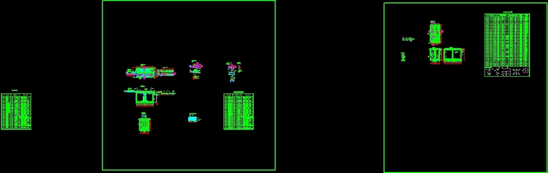 Aneorobic Reactor Chamber, Wastewater Treament DWG Block for AutoCAD ...