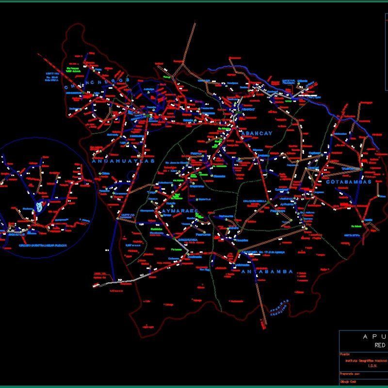 Apurimac Roads Net DWG Block for AutoCAD • Designs CAD