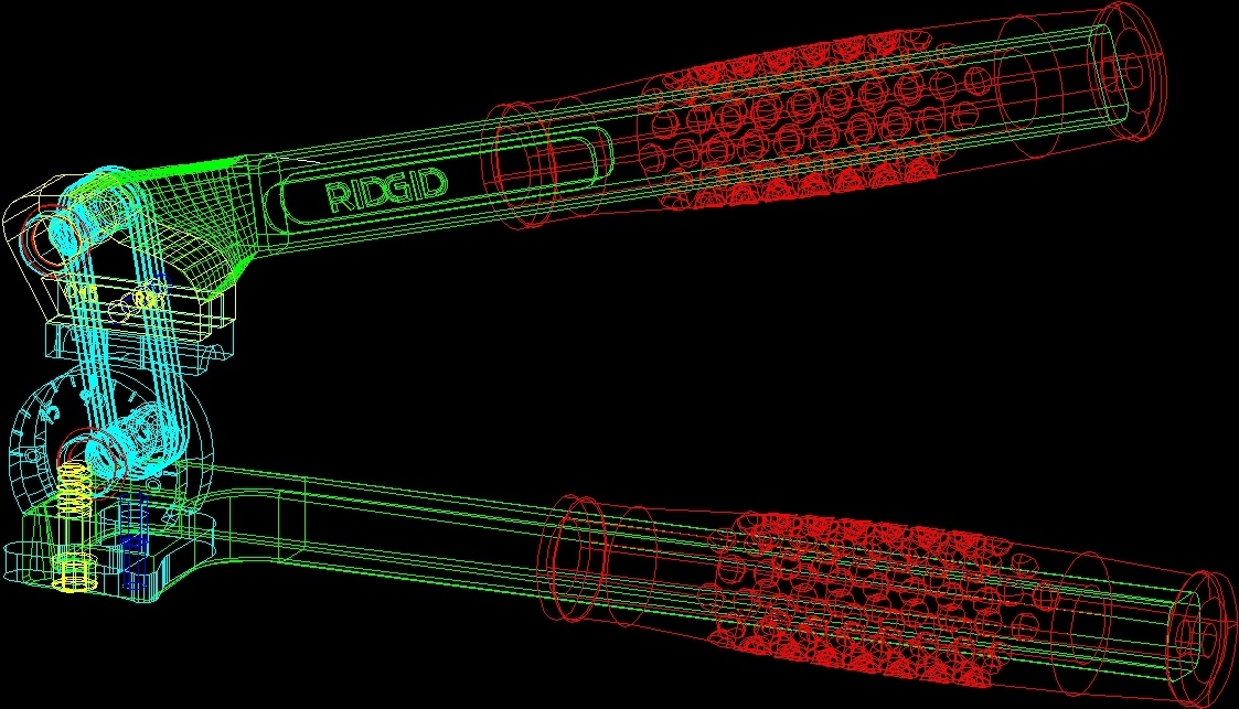 Bending Ridgid - Bender Ridgid 3D DWG Model for AutoCAD • Designs CAD