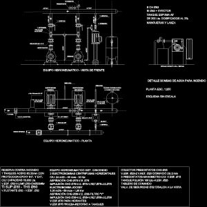 Building Fire Fighting System DWG Block for AutoCAD • Designs CAD