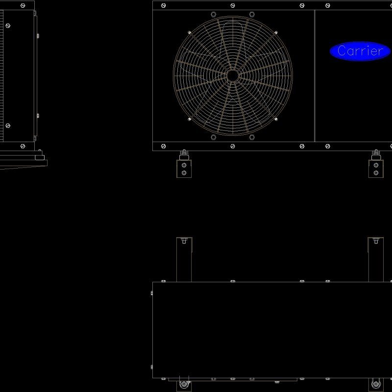 Carrier Cooling Machine DWG Block for AutoCAD • Designs CAD