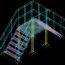 Catwalk Structure 3D DWG Model for AutoCAD • Designs CAD