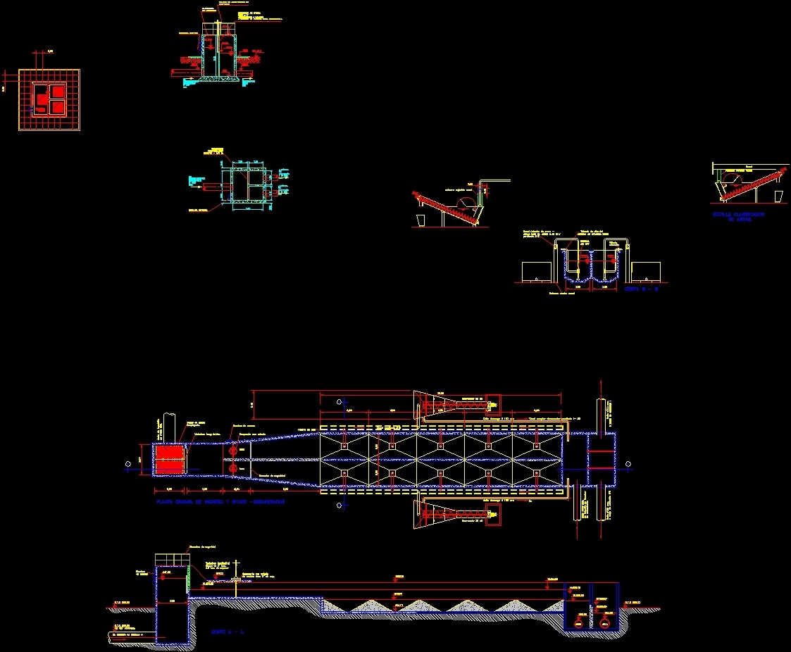 Chamber Of Income And Sand Trap DWG Full Project for AutoCAD • Designs CAD