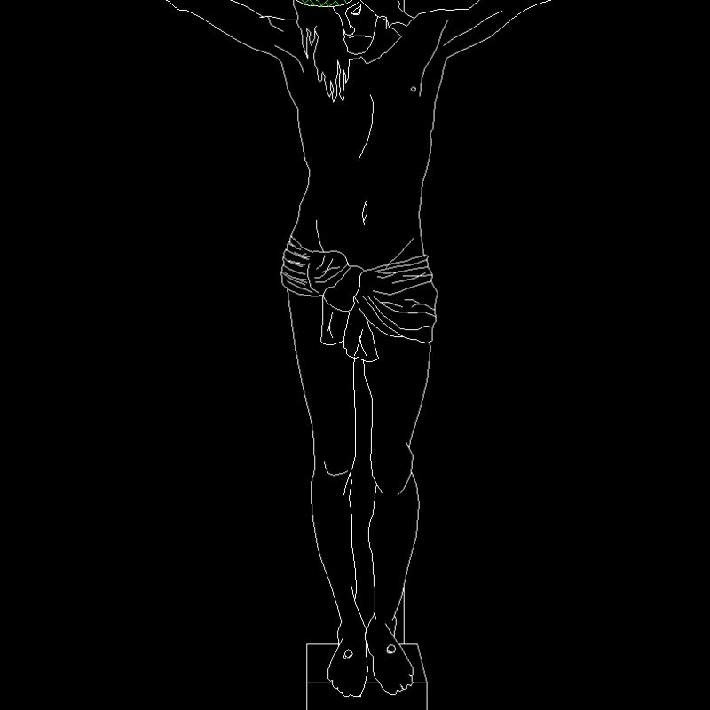 Christ 2D DWG Block for AutoCAD • Designs CAD