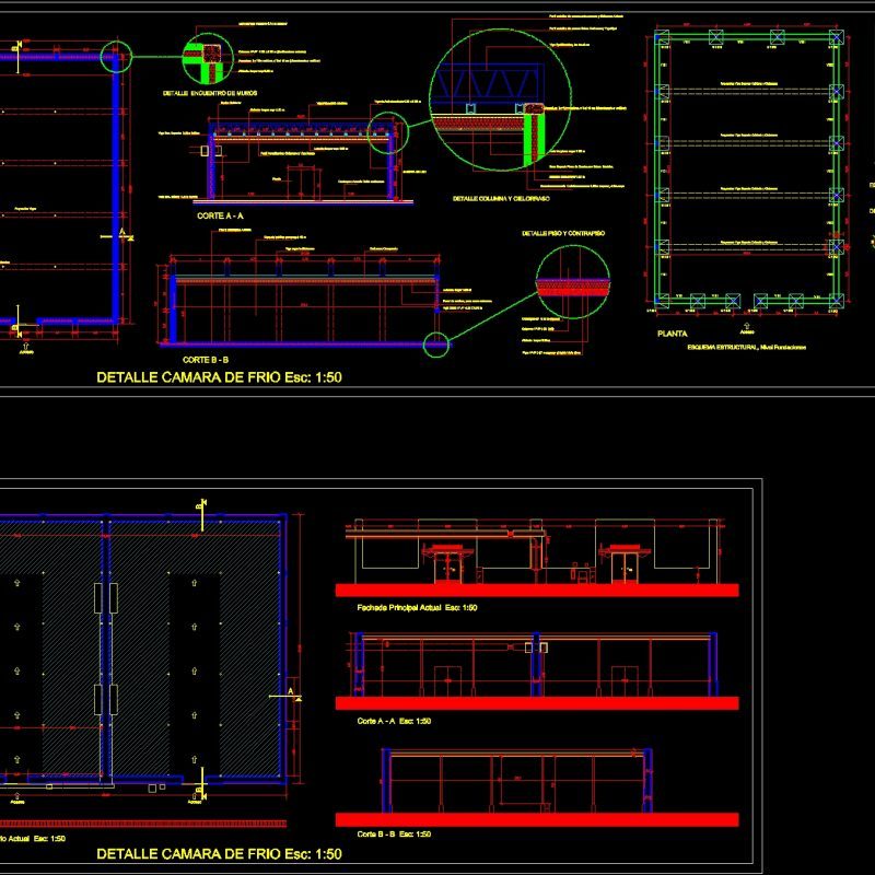 Cold Chamber DWG Section for AutoCAD • Designs CAD