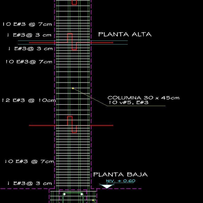 Column DWG Detail for AutoCAD • Designs CAD