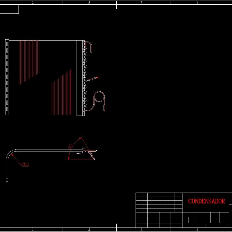 Condenser DWG Block for AutoCAD • Designs CAD