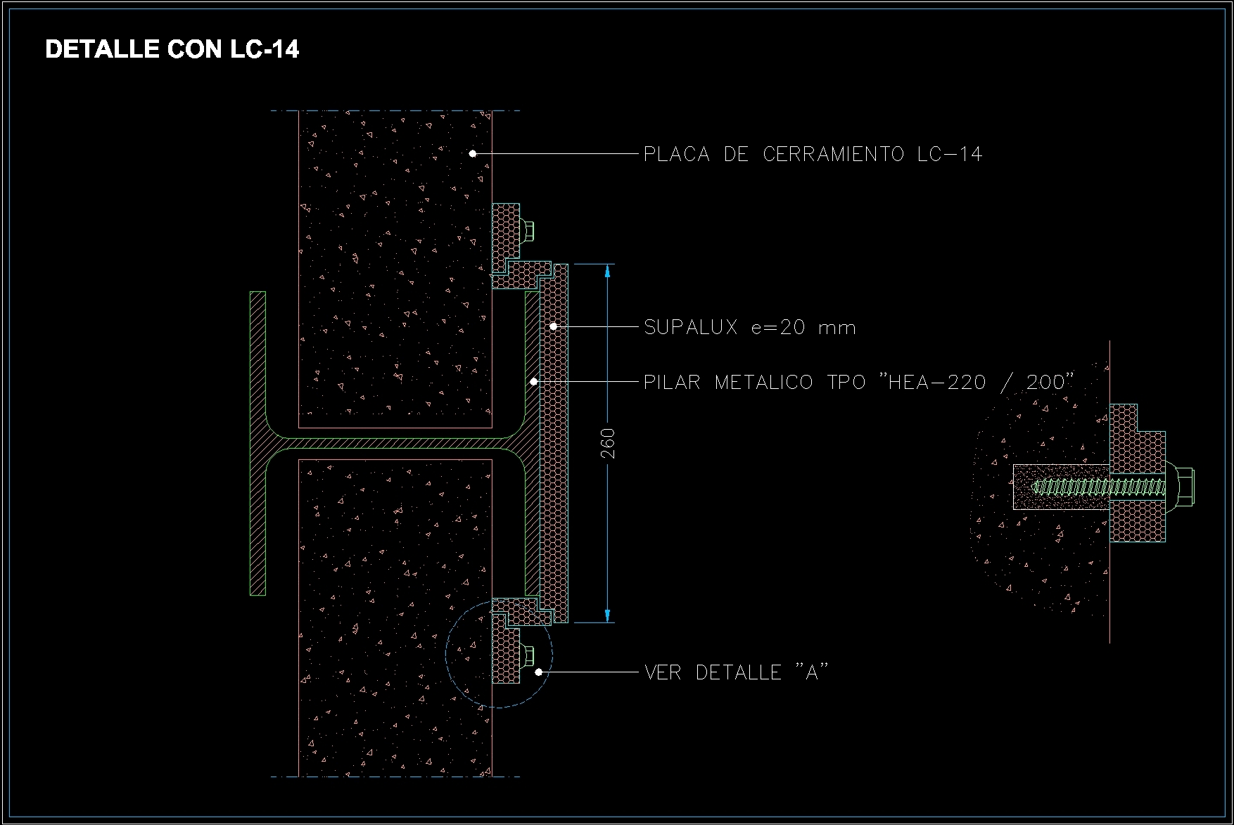 Connection Wall Plate With Metallic Pillar DWG Block for AutoCAD ...