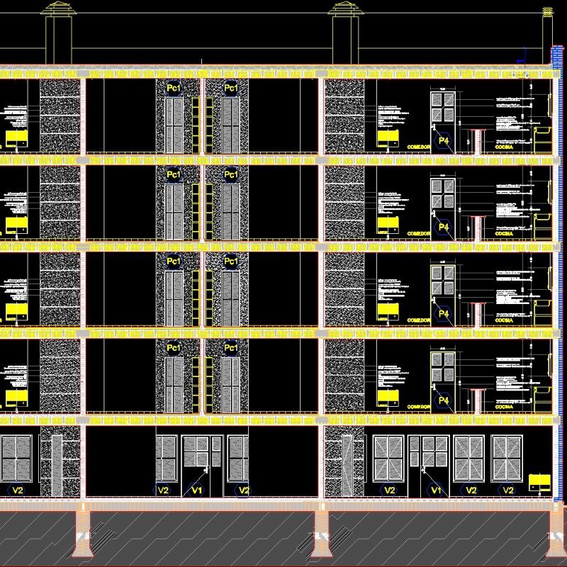 Construction Section DWG Section for AutoCAD • Designs CAD