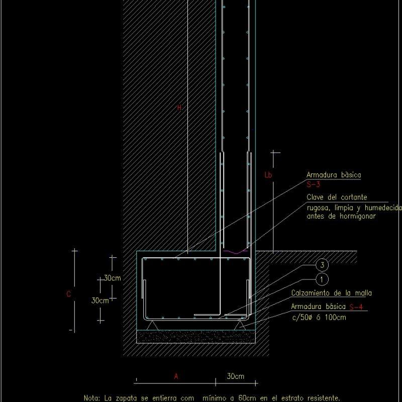 Contention Wall DWG Detail for AutoCAD • Designs CAD