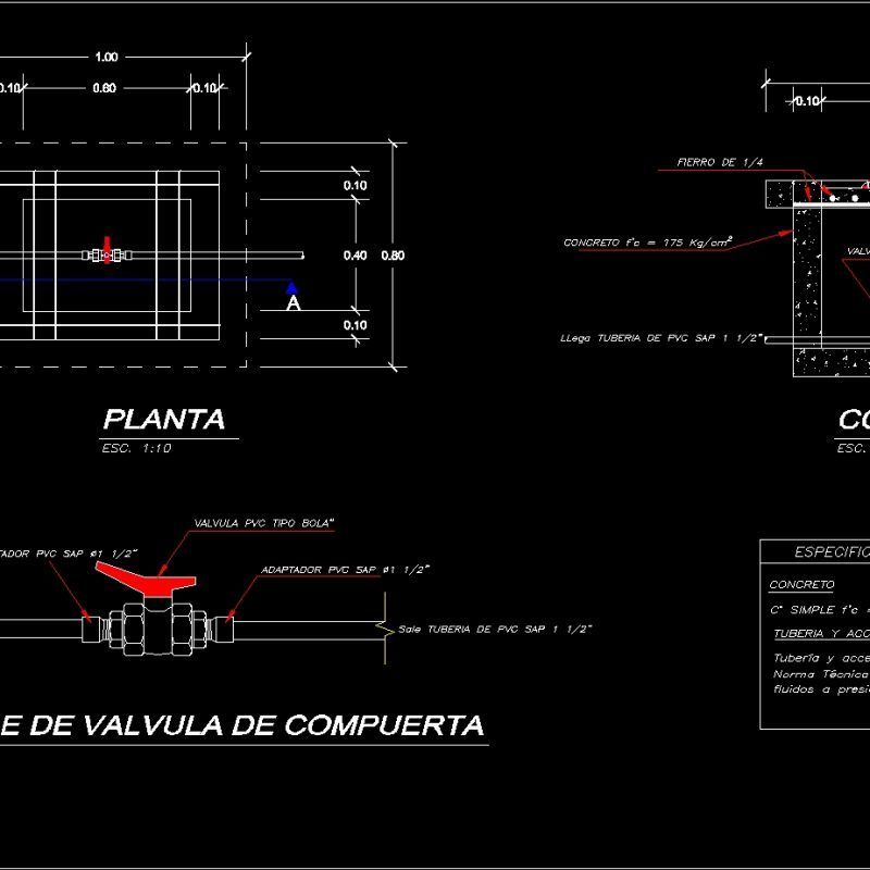 Control Valve DWG Detail for AutoCAD • Designs CAD