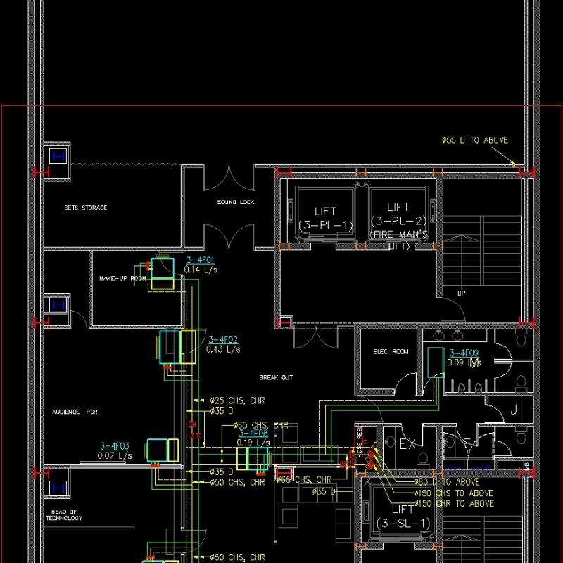 Cool Air - Layout DWG Block for AutoCAD • Designs CAD