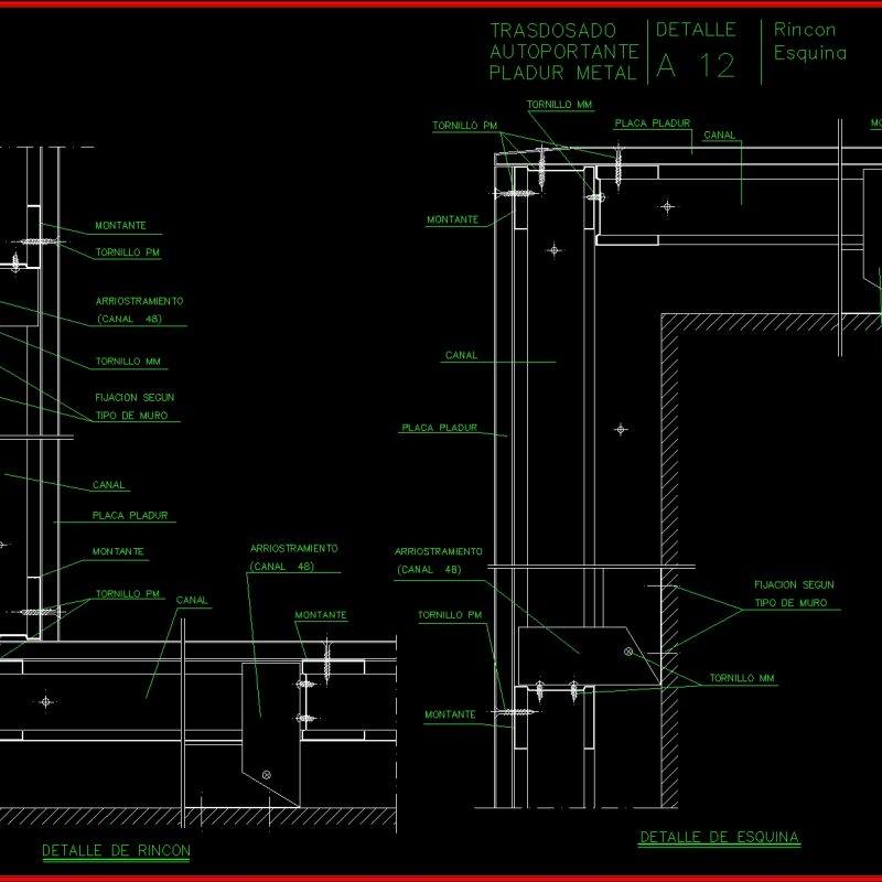 Corners And Squares In Direct Backing Boards DWG Block for AutoCAD ...