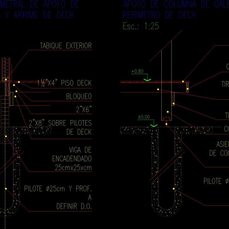 Deck DWG Detail for AutoCAD • Designs CAD