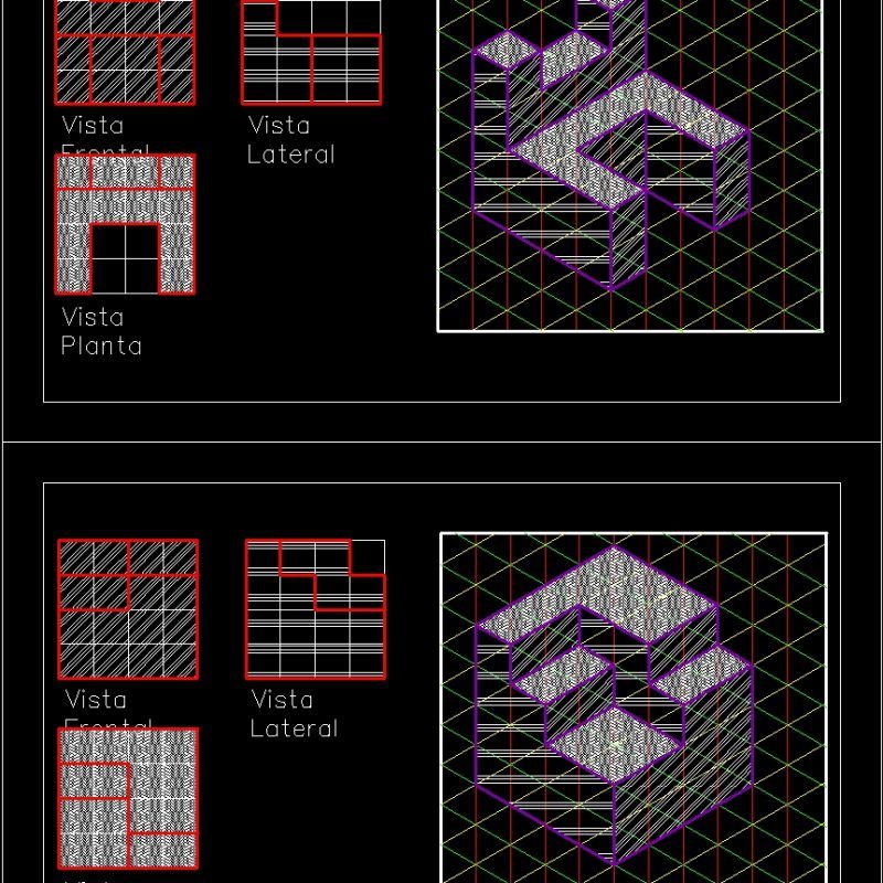 Descriptive Geometry DWG Block for AutoCAD • Designs CAD