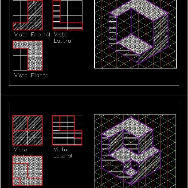 Descriptive Geometry DWG Block for AutoCAD • Designs CAD