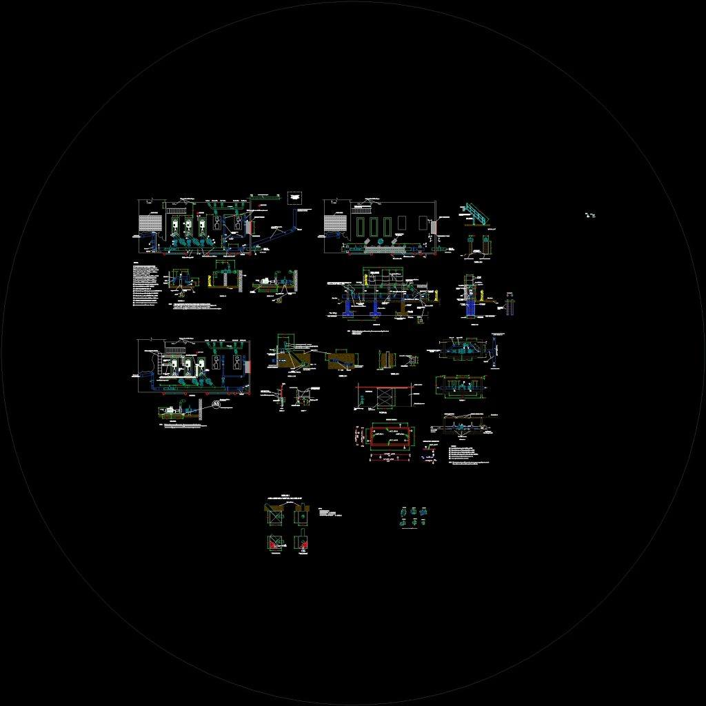 Design A Pump Room DWG Block for AutoCAD • Designs CAD