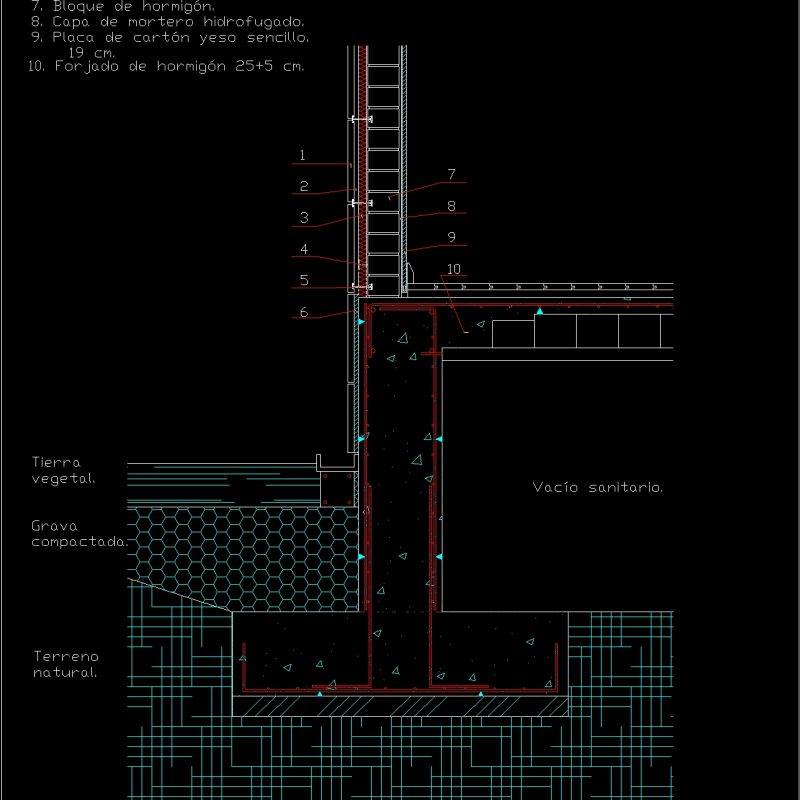 Detail After Ventilated Facade DWG Detail for AutoCAD • Designs CAD