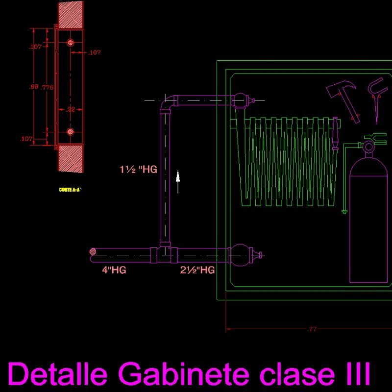 Detail Cabinet Class Iii DWG Detail for AutoCAD • Designs CAD