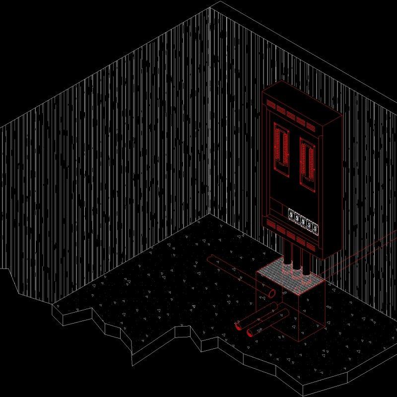 Detail Feeding Boards - Isometric 2D DWG Detail for AutoCAD • Designs CAD