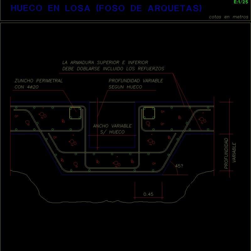 Detail Hole For Casket In Slab DWG Section for AutoCAD • Designs CAD Detail Hole For Casket In Slab DWG Section for AutoCAD • Designs CAD