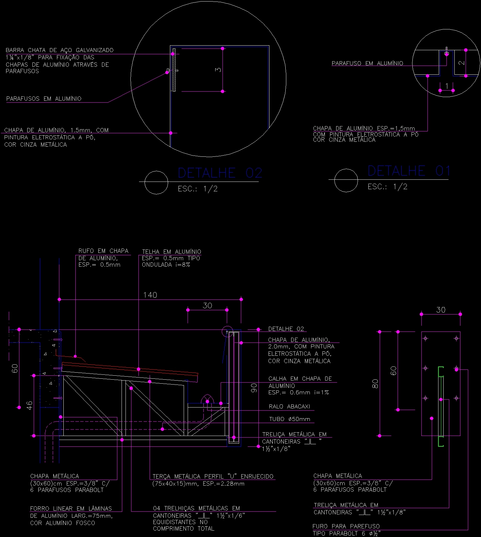 Detail Metallic Marquee DWG Detail for AutoCAD • Designs CAD Detail Metallic Marquee DWG Detail for AutoCAD • Designs CAD