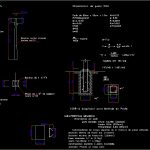 Detail Post For Cctv 20 Metros DWG Detail for AutoCAD • Designs CAD