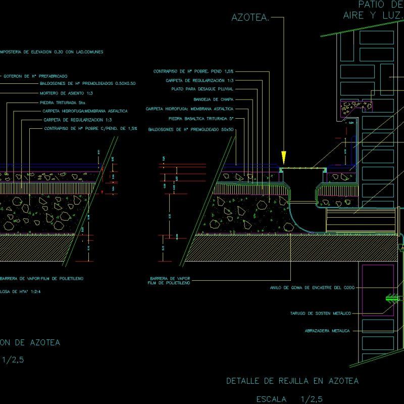 Detail Terrace With Insulation DWG Section for AutoCAD • Designs CAD