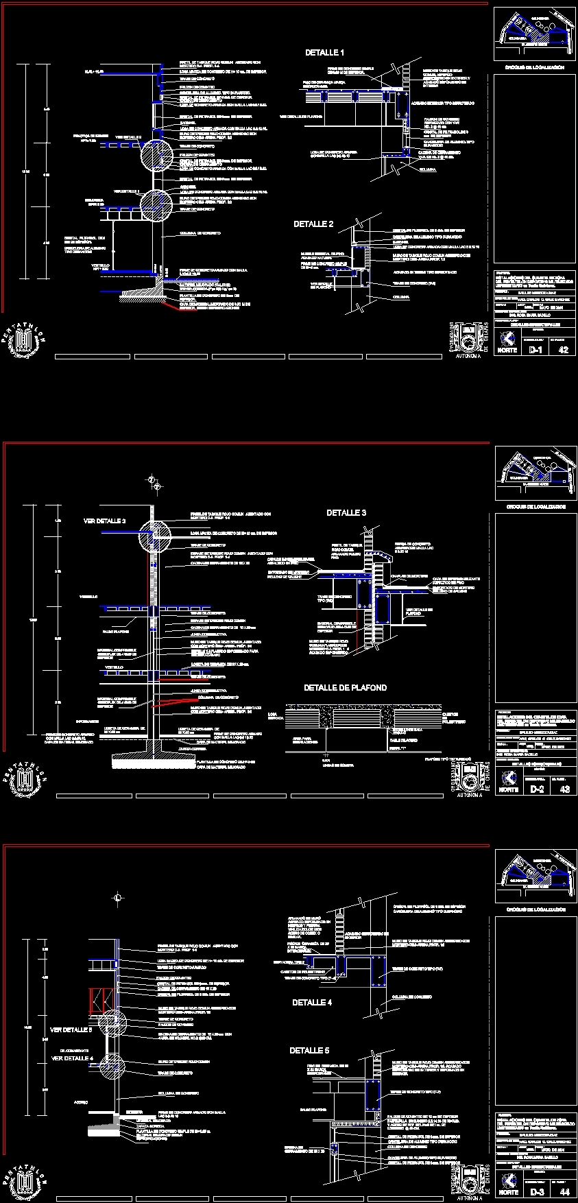 Details Foundation - Slabs Wih Ribs - Terrace DWG Detail for AutoCAD ...