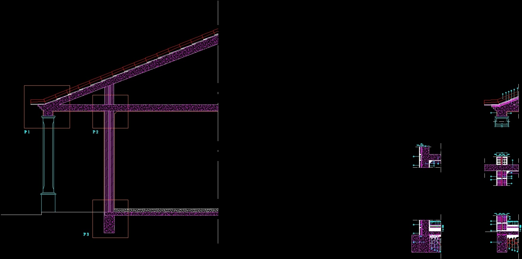 Details Union Floor -Wall - Gallery Detail DWG Detail for AutoCAD ...