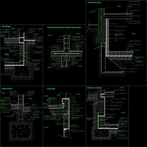 Constructive Sections Concrete Blocks DWG Section for AutoCAD • Designs CAD