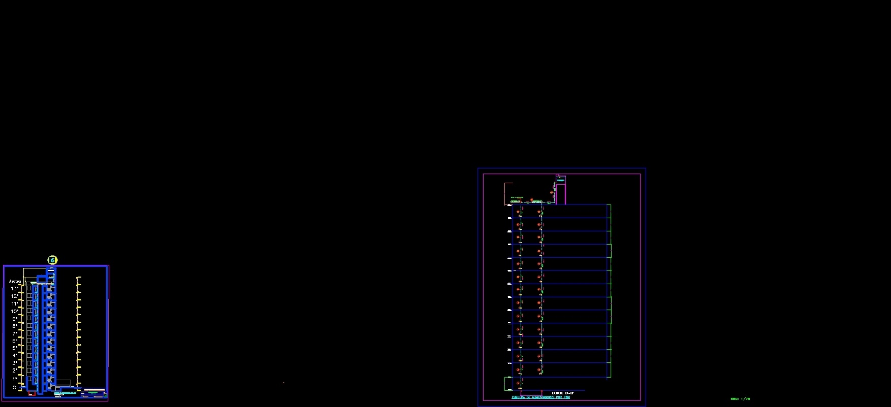 Distribution Networks Cold Water And Hot Water DWG Plan for AutoCAD ...