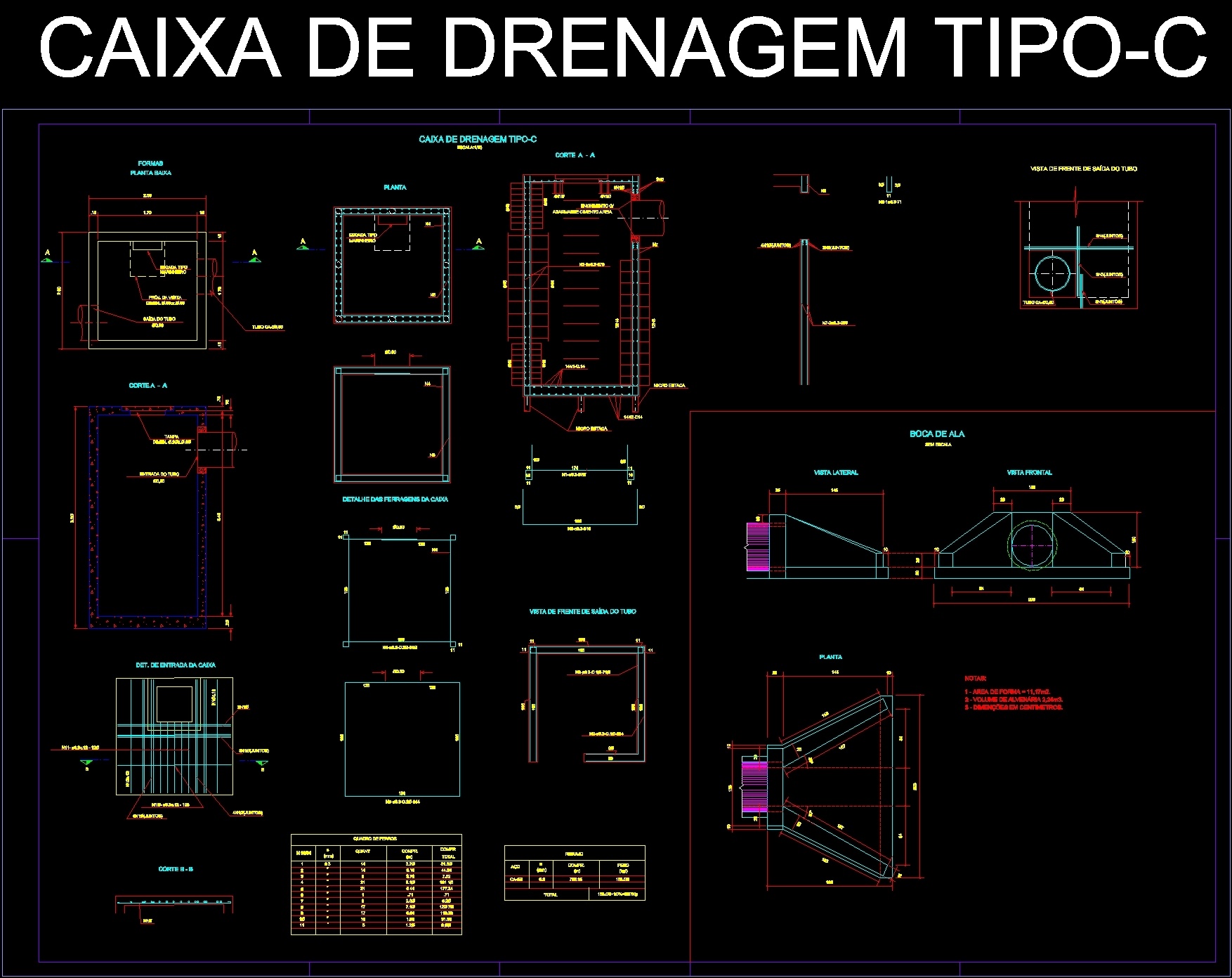 Drainage Box Type - C DWG Block for AutoCAD • Designs CAD